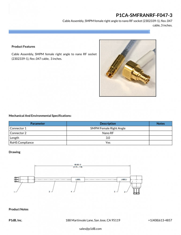 P1CA-SMFRANRF-F047-3 product documentation image 1