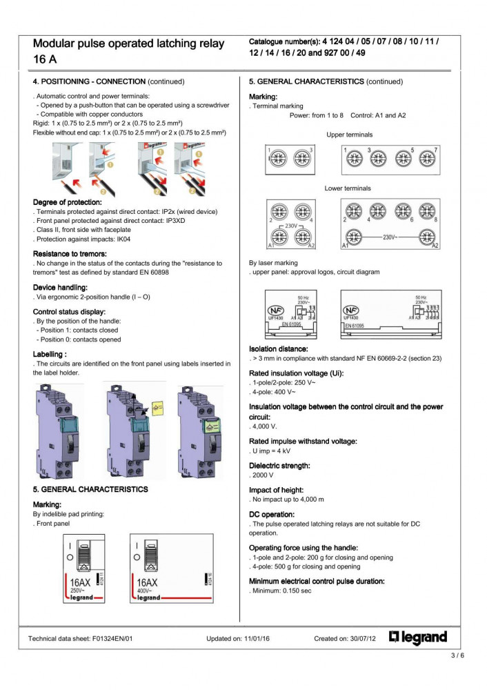 Legrand 412410 technical document page 3