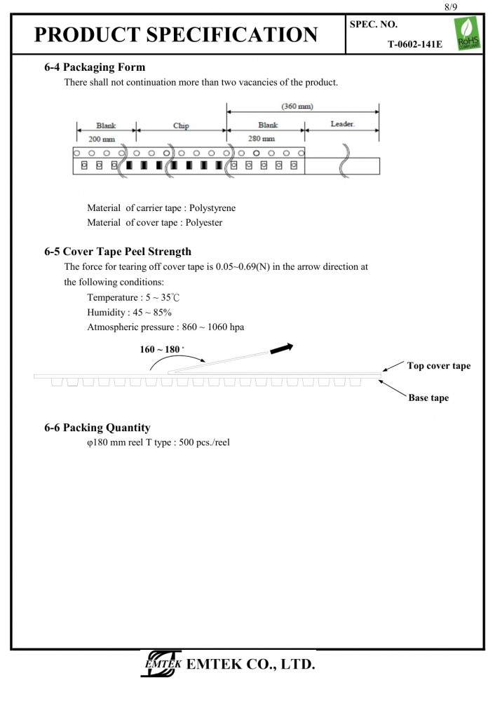 EMTEK specification page 9