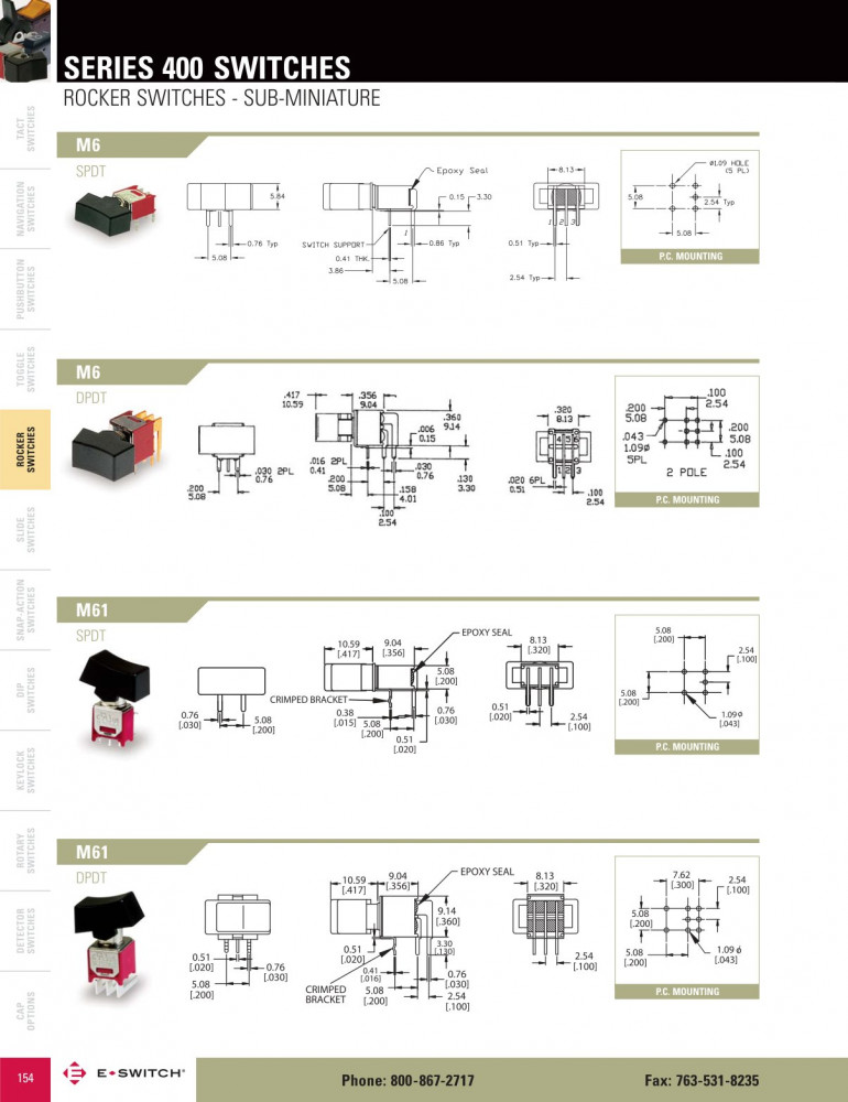 LEA NETWORKS Series 400 switch document, page 3