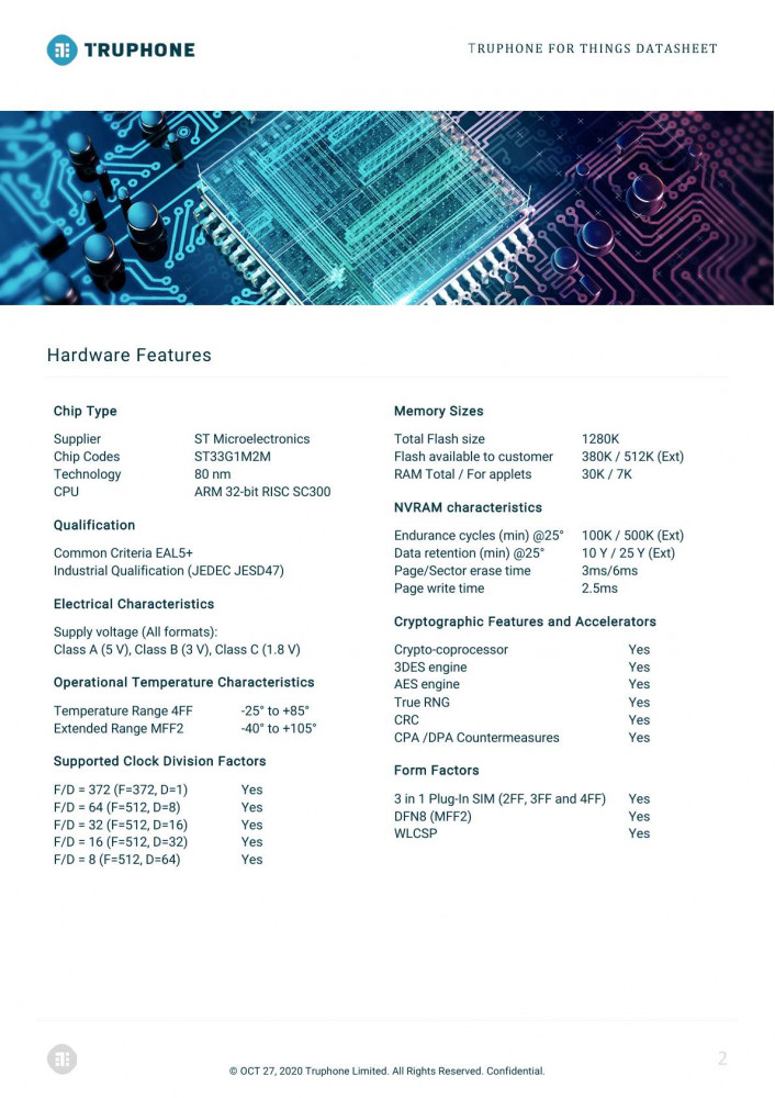 SIM technical document page 3