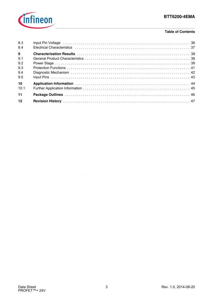 BTT6200-4EMA datasheet page 3