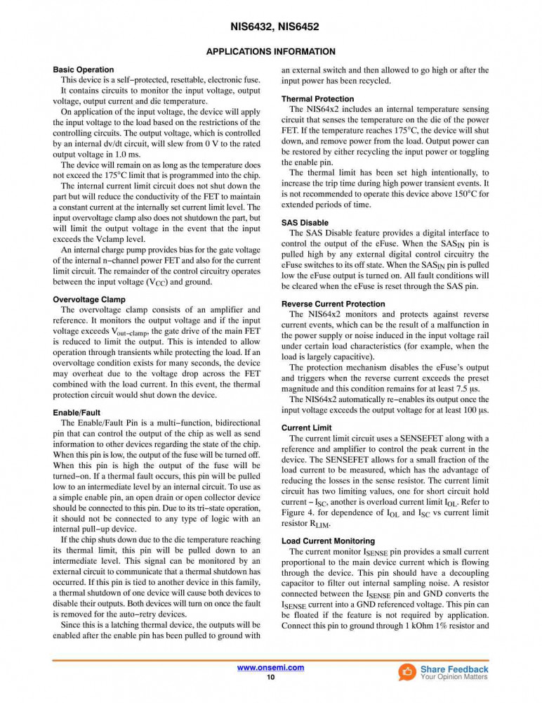 NIS6452 datasheet page 10
