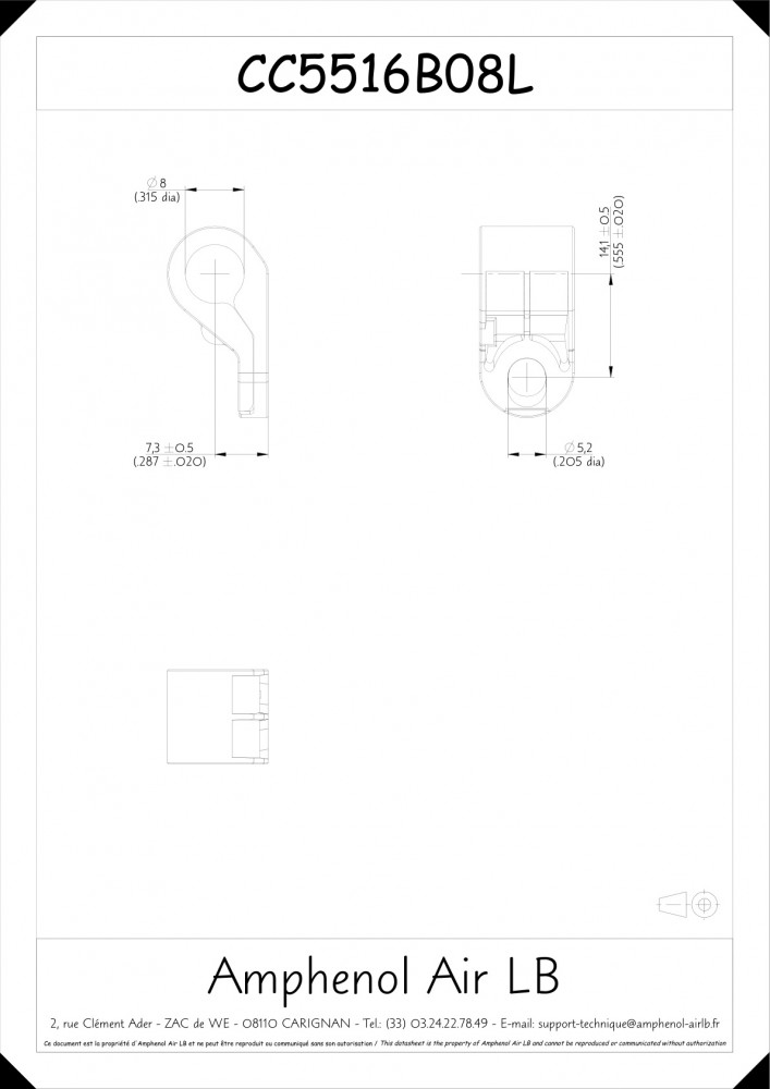 CC5516B08L technical document page 1