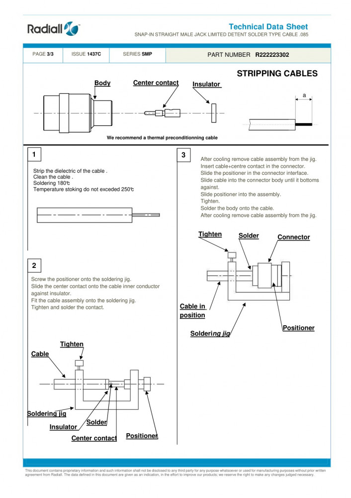 Radiall R222223302 technical document page 3