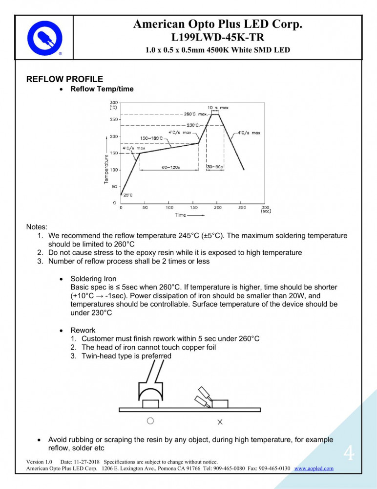 L199-LWD-45K-TR datasheet page 4