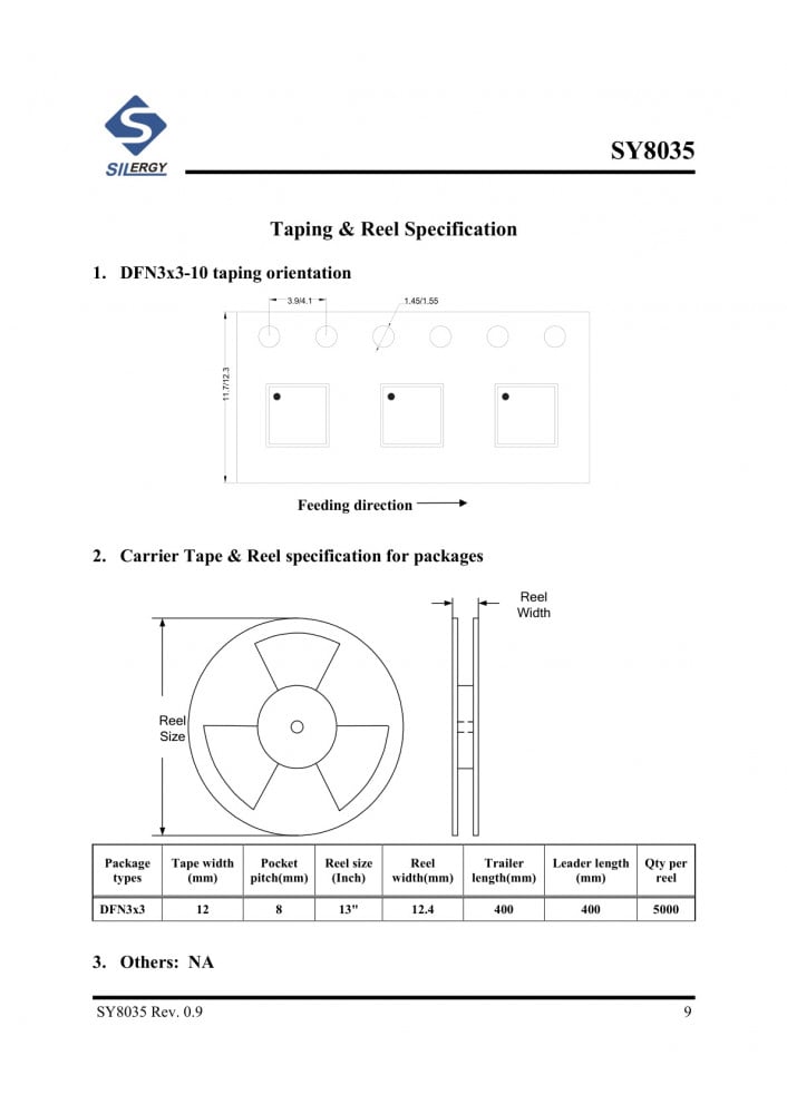 SY8035DBC technical document page 9