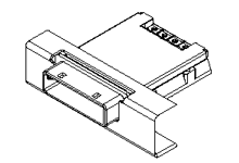 PCIe Guide Frame, x8, for Standard Host Boards, with Blocking Key for sale