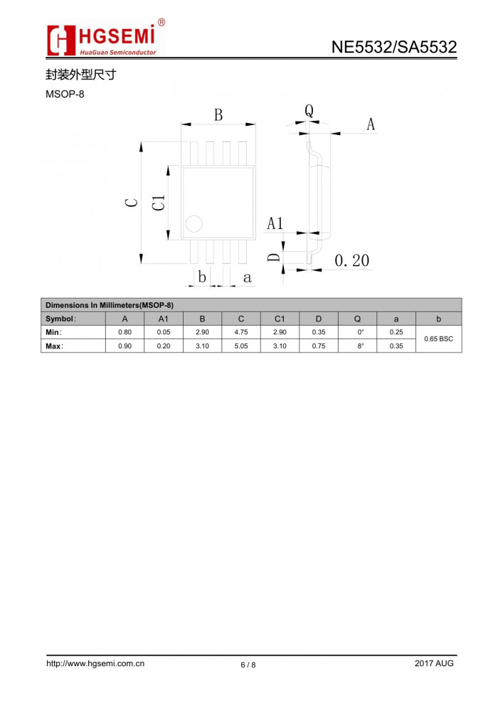 SA5532MM/TR datasheet page 6