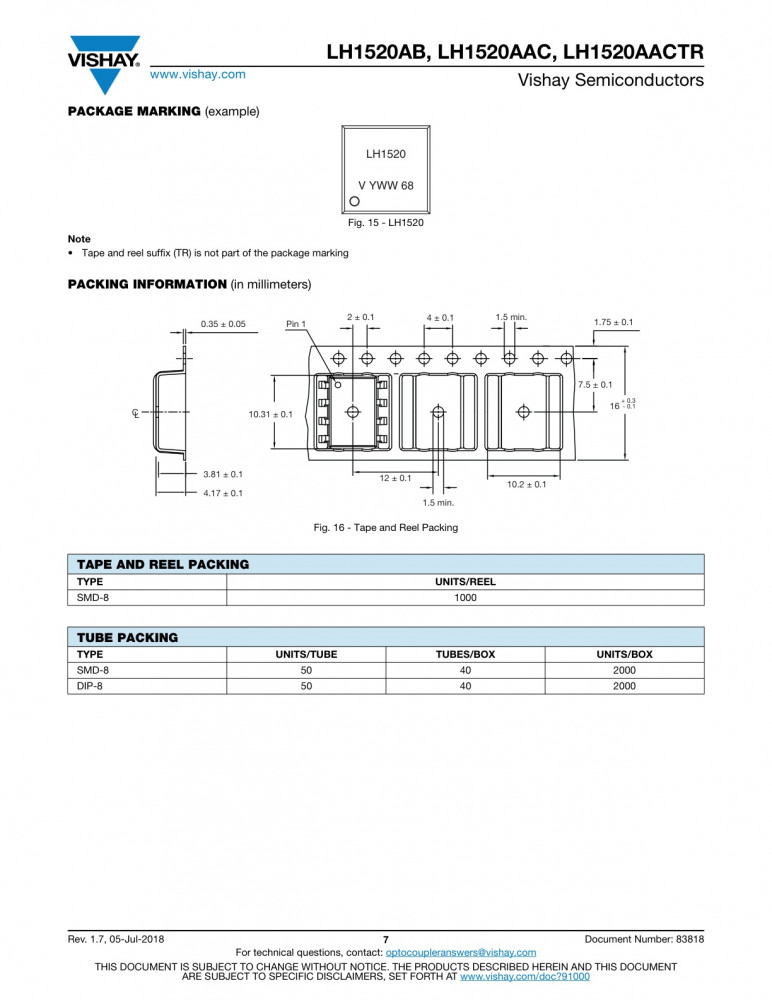 LH1520AB datasheet page 7