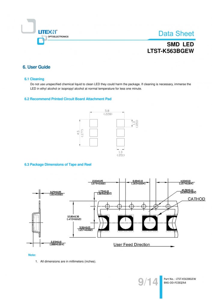 LTST-K563BGEW datasheet page 10