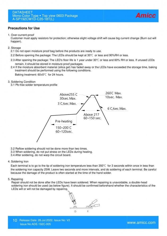 A-SP192CW1D-C35-18T(L) datasheet page 10