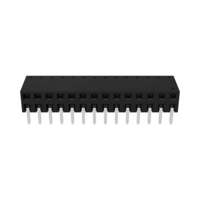 C-Grid III PCB Receptacle, 2.54mm Pitch, Dual Row, Right-Angle, Shrouded, 28 Circuits, 0.12µm Gold (Au) Flash Plating, Straight PCB Pins for sale