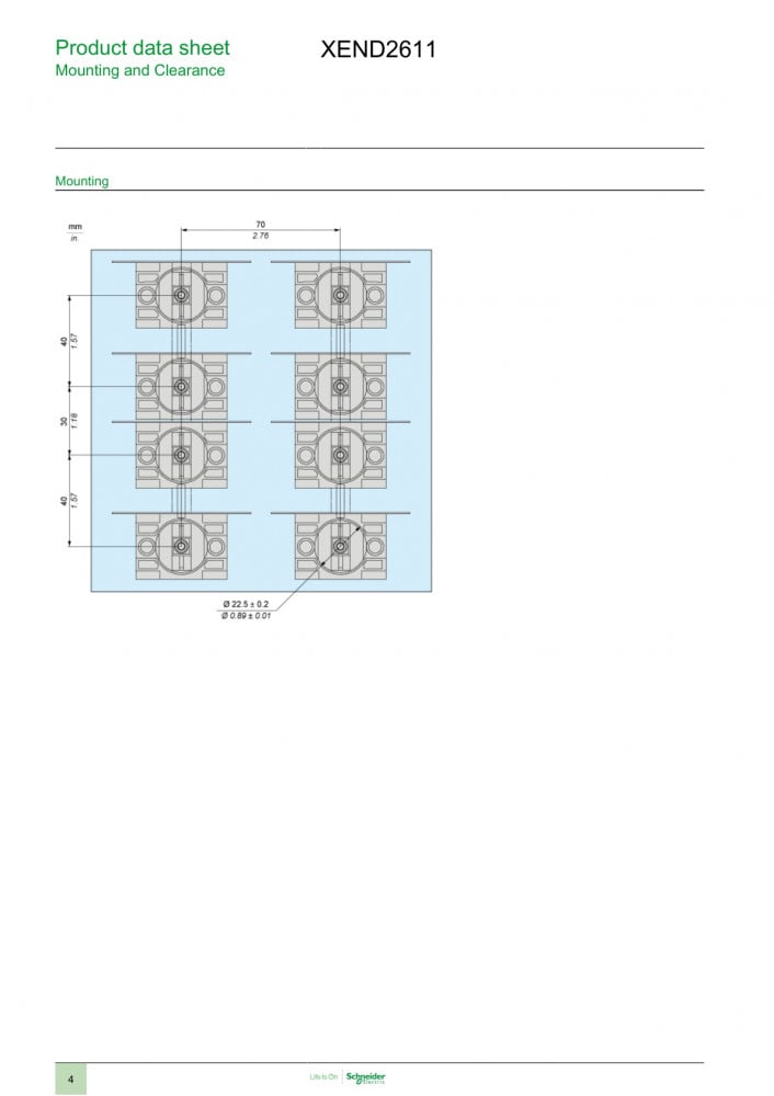XEND2611 technical document page 4