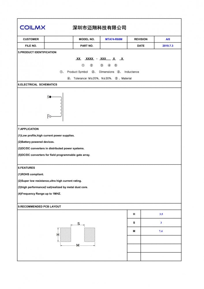 MTA74-R68M reliability page