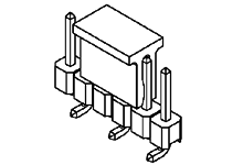 C-Grid Header, 2.54mm Pitch, Surface Mount, Dual Row, Vertical, 36 Circuits, Tin (Sn) Overall Plating, without Cap or Peg, Tube Packaging, Lead-Free