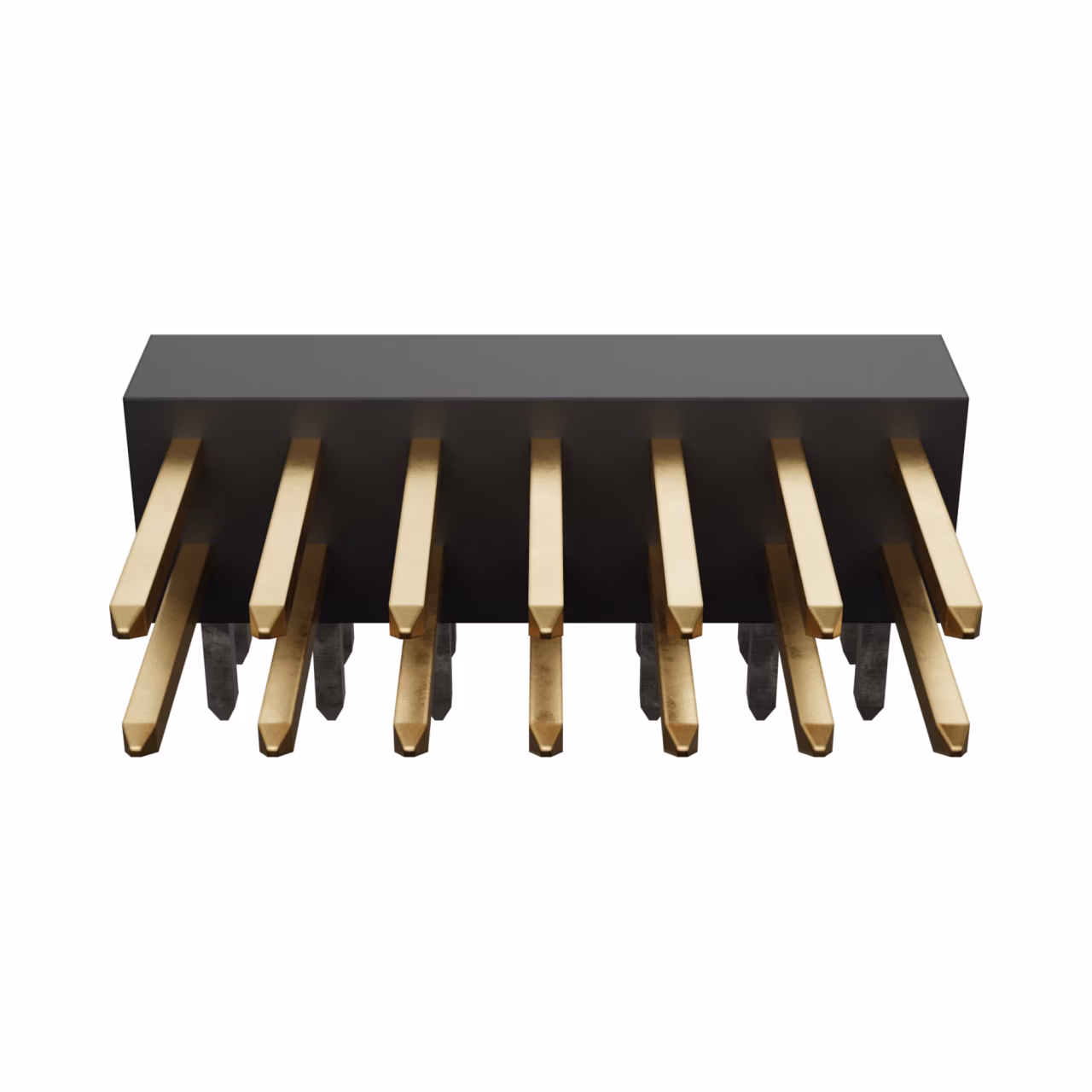 2.00mm Pitch Milli-Grid Header, Right-Angle, Through Hole, 14 Circuits, 0.38µm Gold (Au) Plating, Mating Pin Length 6.00mm, Tail Length 2.90mm, Tray, Lead-Free for sale