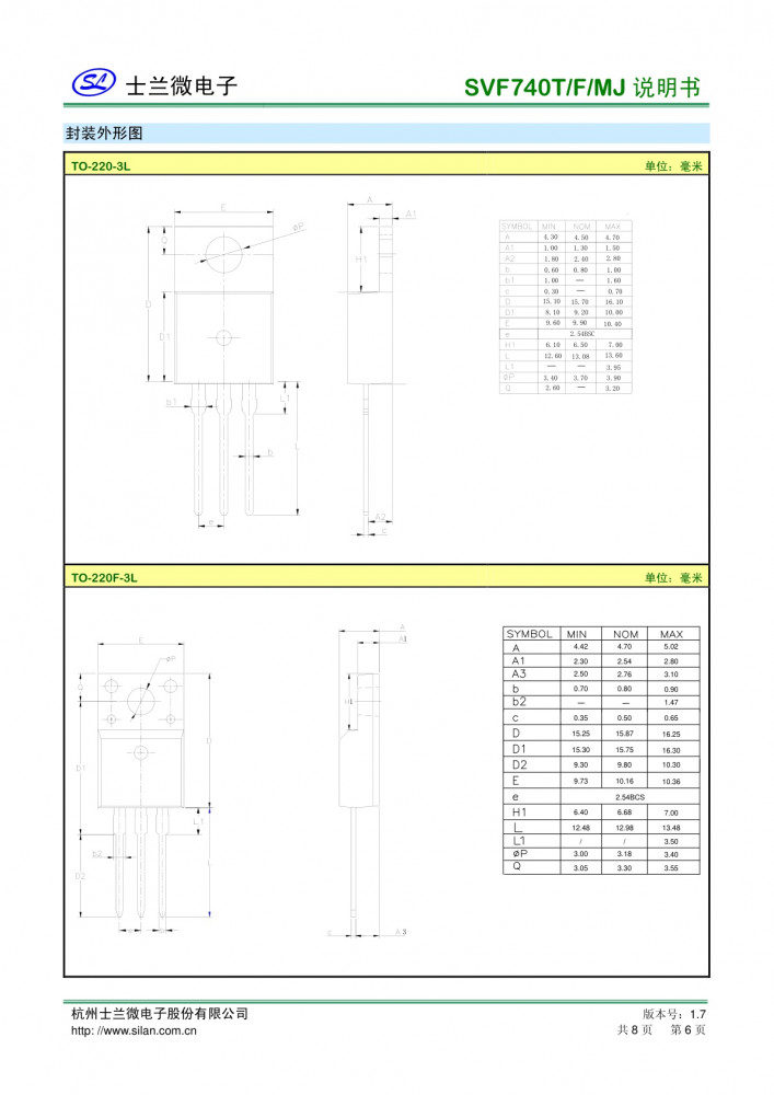 SVF740T datasheet page 6