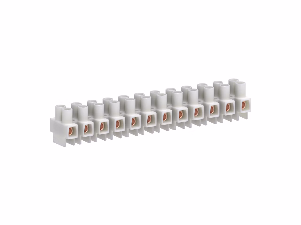 10.00mm Pitch, Beau Eurostyle Two-Screw Terminal Strips, 12 Circuits