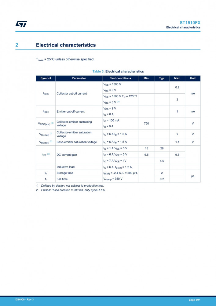ST1510FX datasheet page 3