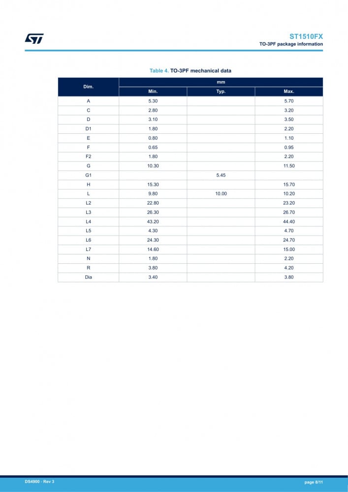 ST1510FX datasheet page 8