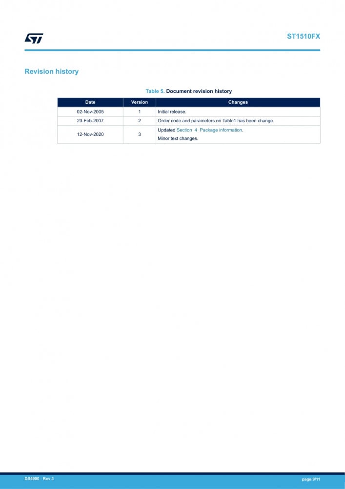 ST1510FX datasheet page 9