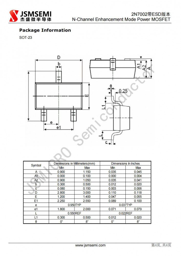 2N7002 datasheet page 4