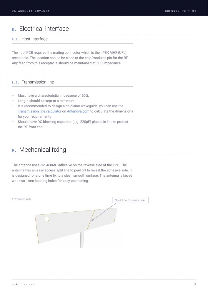 SRFW082 datasheet page 10