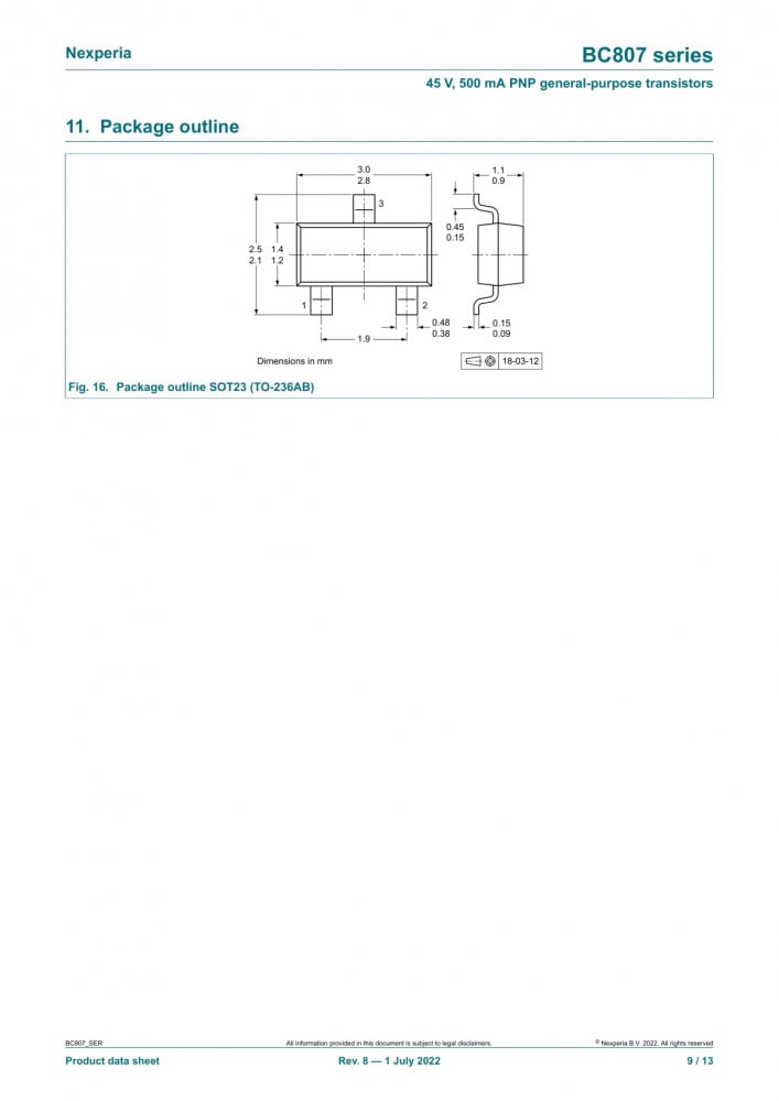 BC807-40 datasheet page 9