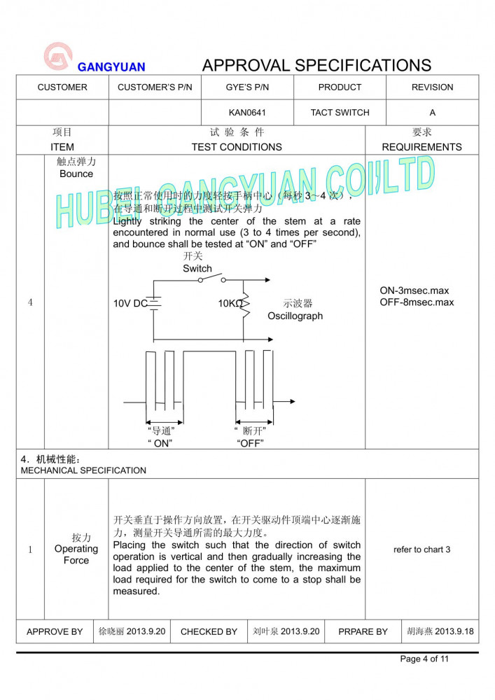 KAN0641 specification page 5