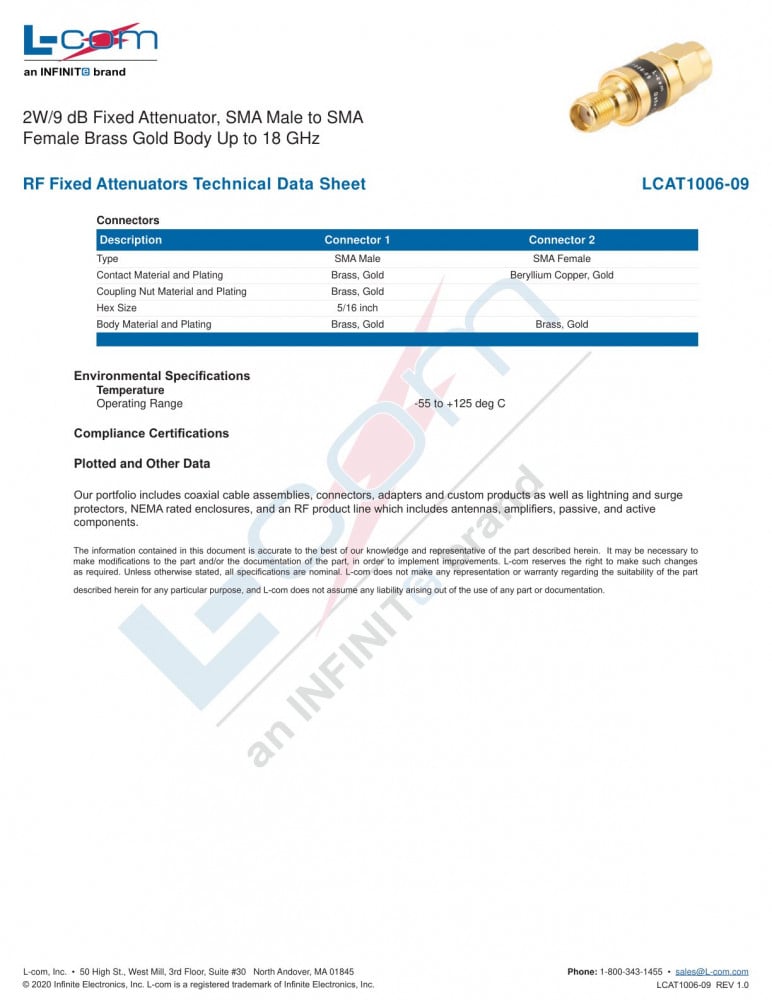 LCAT1006-09 datasheet page 2