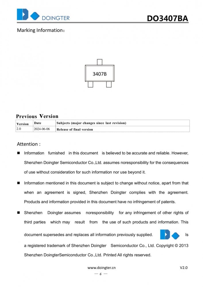 DO3407BA datasheet page 6