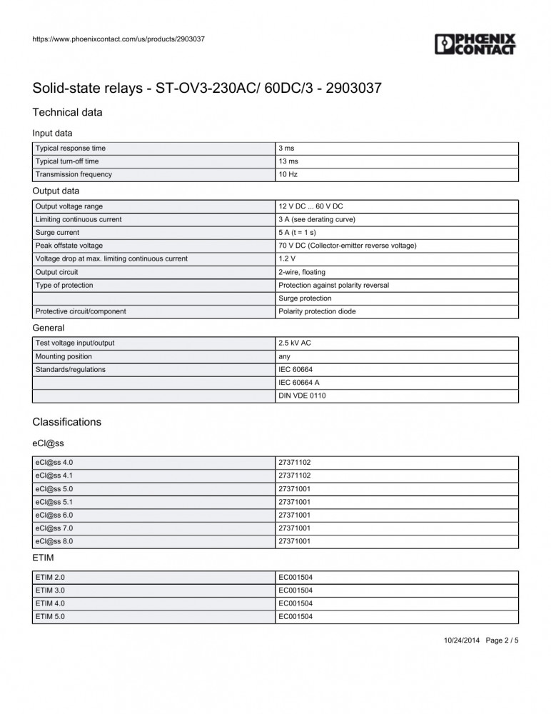 Phoenix Contact 2903037 document page 2