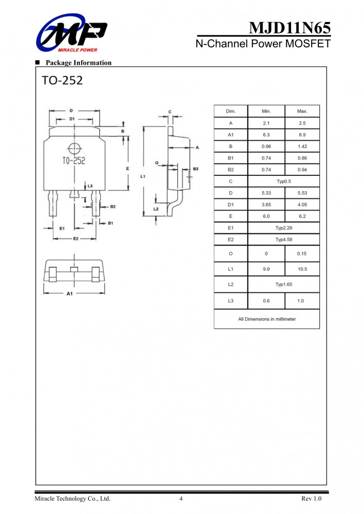 MJD11N65 datasheet page 4
