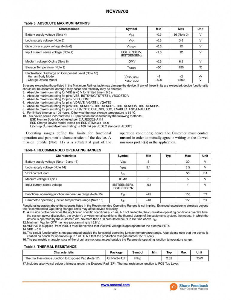 NCV78702 document page 5