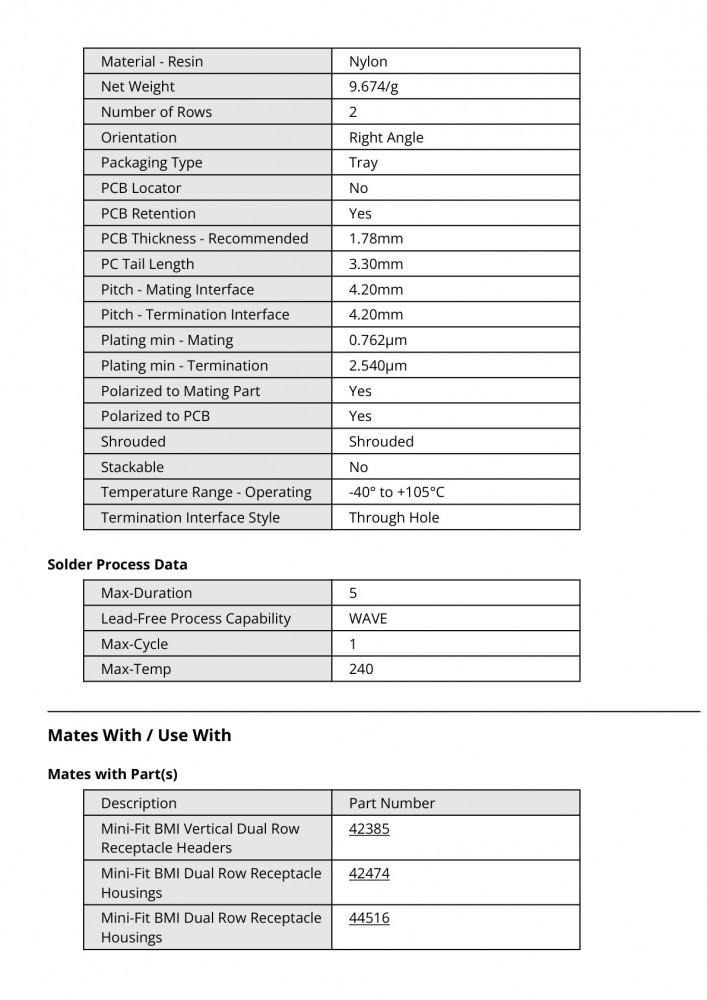 MOLEX 444990065 technical document image, page 3