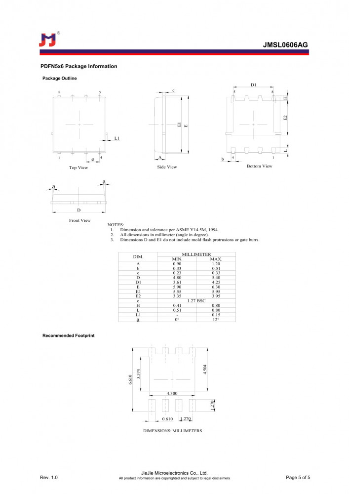 JMSL0606AG datasheet page 5