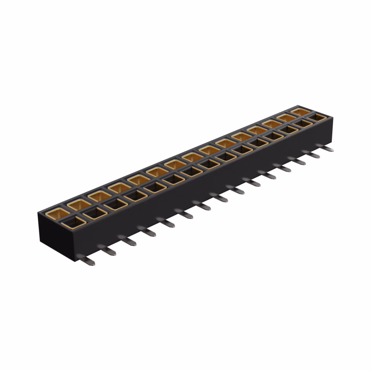 2.00mm Pitch Milli-Grid Receptacle, Surface Mount, Bottom Entry, 0.38µm Gold (Au) Plating, 20 Circuits, Tube, Lead-Free