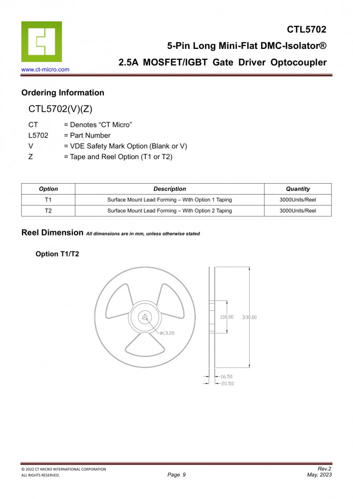 CTL5702 datasheet page 9