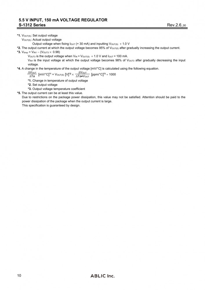 S-1312 datasheet page 10