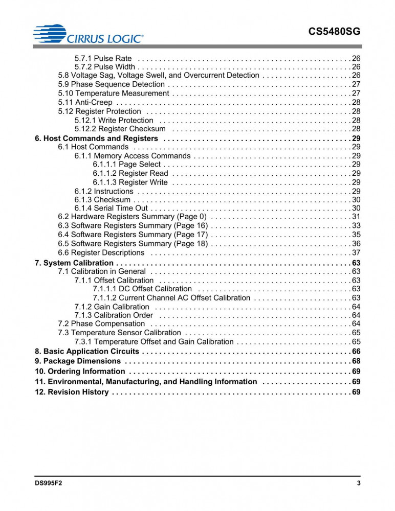 CS5480SG-INZ datasheet page 3