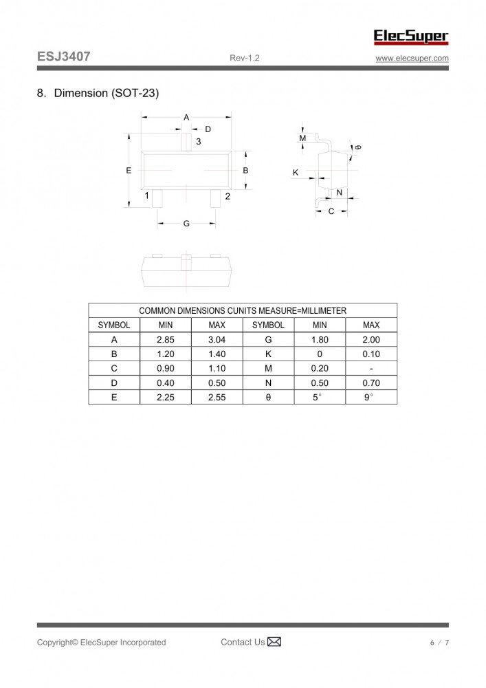 ESJ3407 datasheet page 6