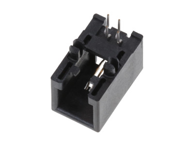 Modular Jack ,Right-Angle, Through Hole, 4/4, Low Profile, Tube for sale