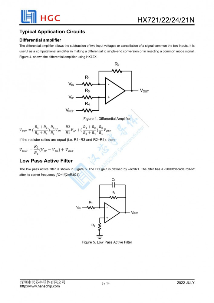 HX722IDRG datasheet page 8