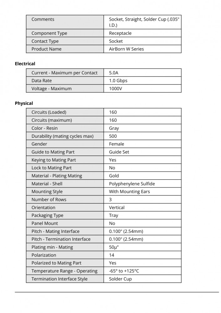 WG160SACSY-14 technical document image 2