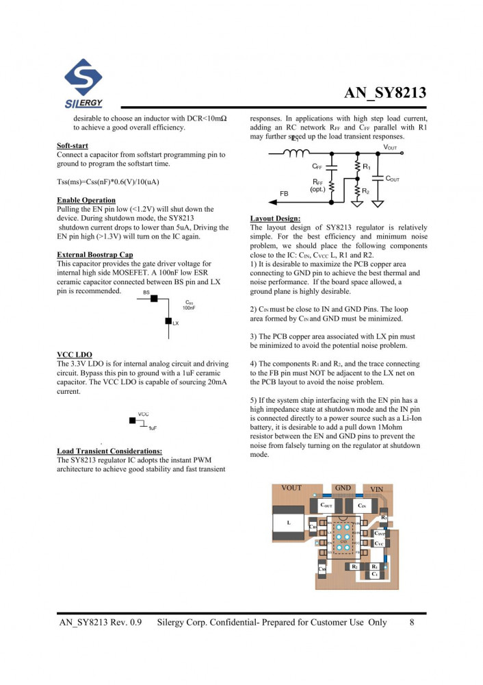 SY8213FCC datasheet page 8