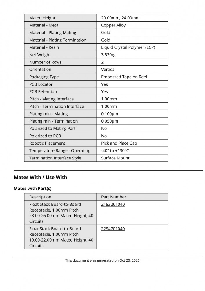 MOLEX 2183271240 technical document page 3