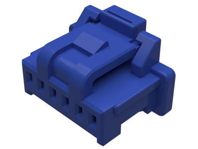 1.00mm Pitch, Pico-Clasp Low-Halogen Receptacle Crimp Housing, Single Row, Inner Positive Lock, 13 Circuits, Blue for sale