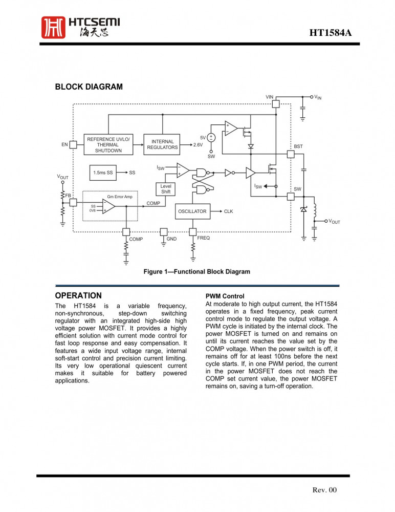 HT1584AREZ datasheet page 7