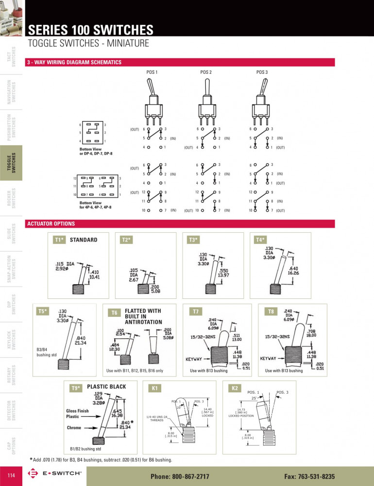 Series 100 switch document page 3